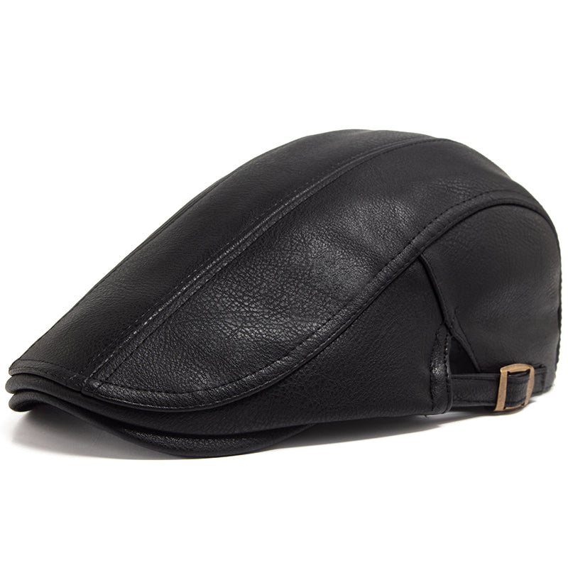 Blackwood Leather Cap – Maison Clair