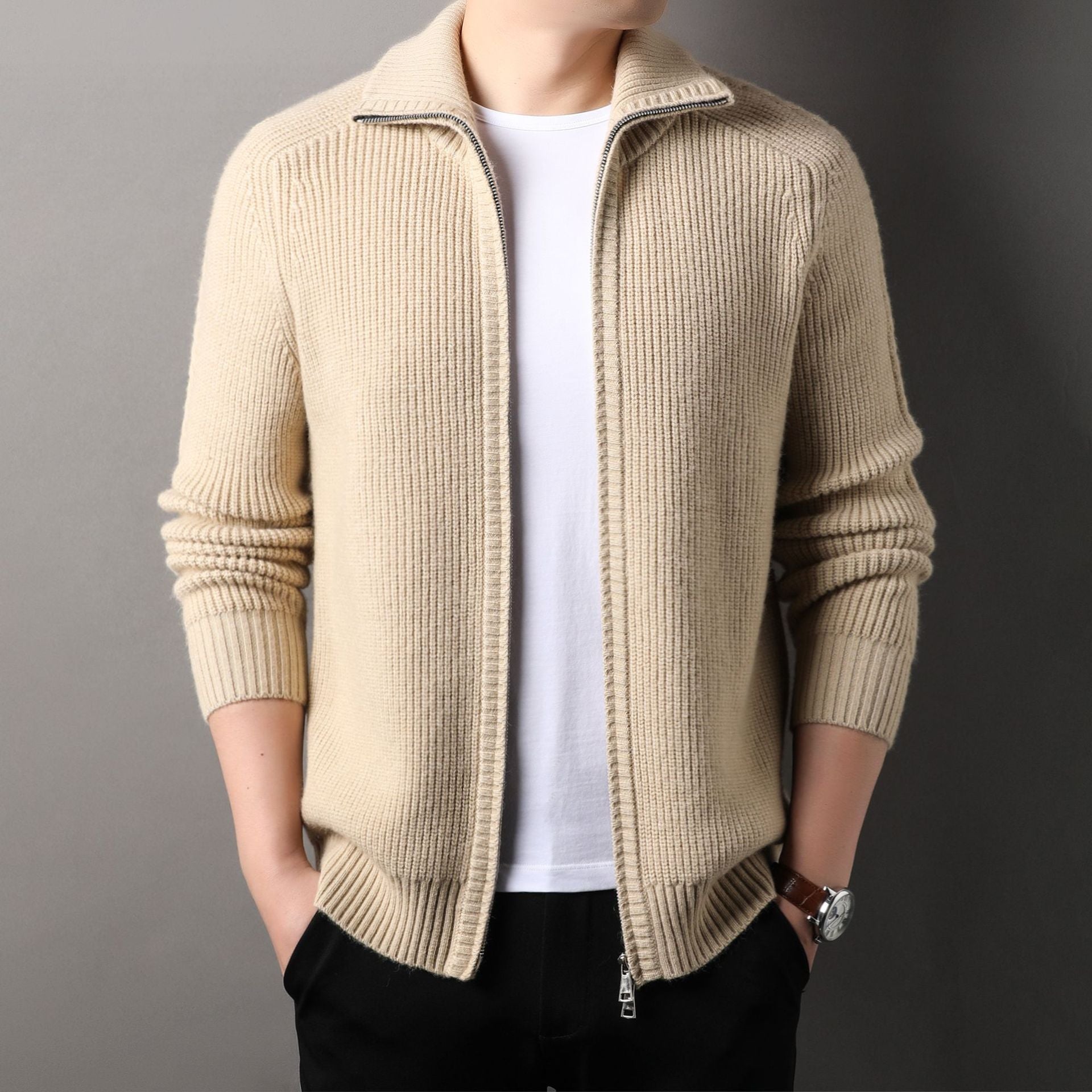 Saint Tropez Ribbed Cardigan – Maison Clair