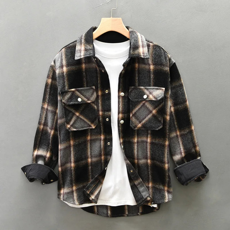 Denver Plaid Overshirt – Maison Clair